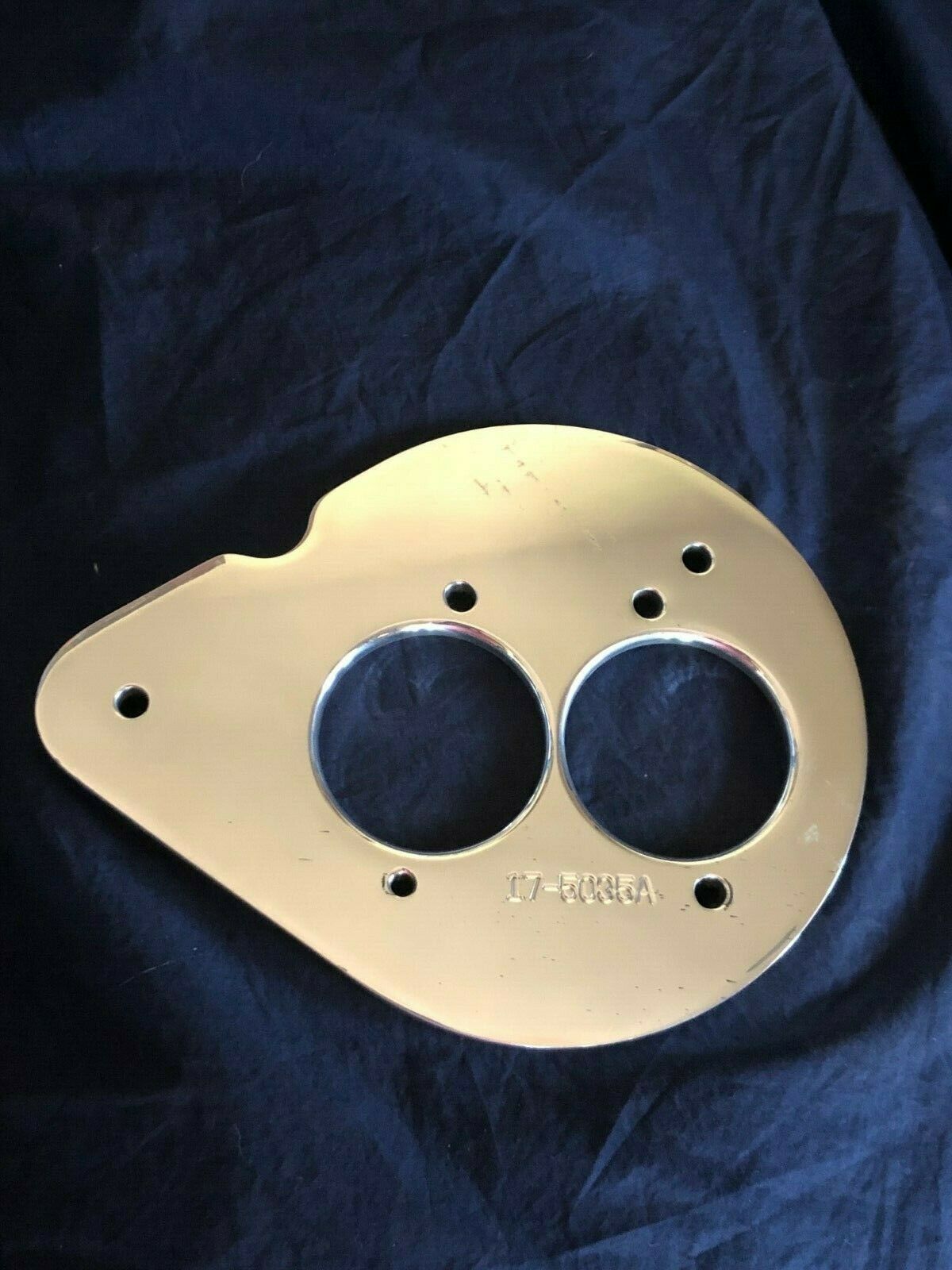 S&S POLISHED AIR CLEANER BACKING PLATE VFI -MAG MARELLI STYLE PN#106 ...