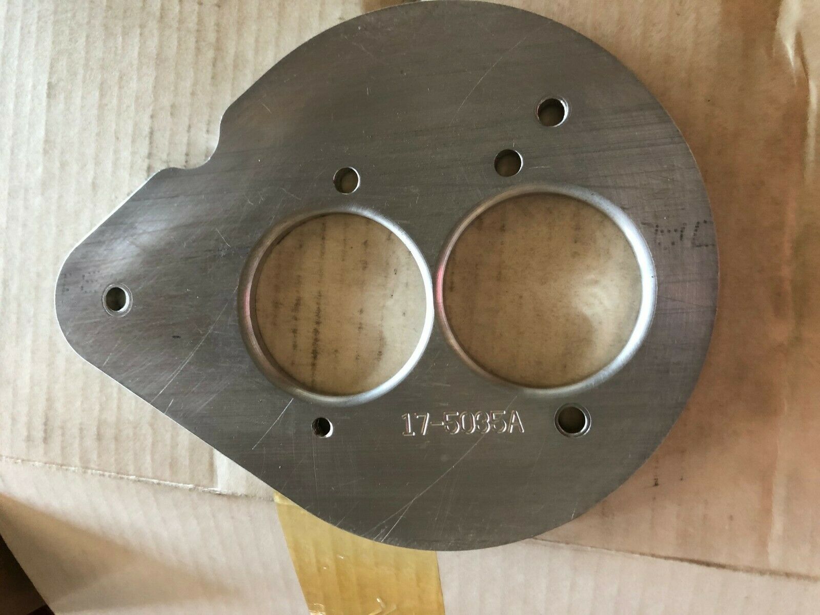 S&S POLISHED AIR CLEANER BACKING PLATE VFI -MAG MARELLI STYLE PN#106 ...